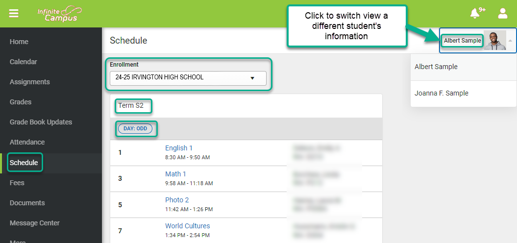 Technology / Infinite Campus FAQs